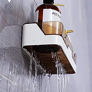 Anyuecoco Shower Caddy Bathroom Organizer,Self Adhesive Shower for Inside Shower,Bathroom,Kitchen,Toilet Wall Mounted Storage Shelves