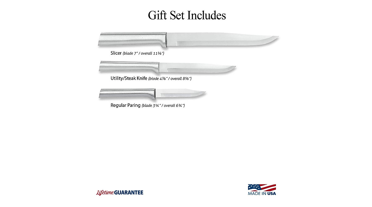 RADA Housewarming Knife Gift Set - High-Quality 3-Piece Stainless Steel ...