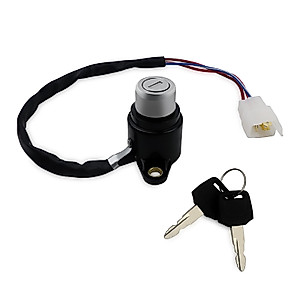 Ignition Key Switch for Honda Shadow Aero 1100 VT1100 2001-2002 Shadow Sabre 1100 VT1100 2000-2007 Shadow Spirit 1100 VT1100C 2001-2007 35100-MCK-A00