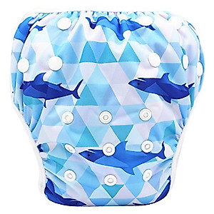 storeofbaby Baby Boys Girls Swim Diapers Washable Reusable Swimming Pants Pack of 2