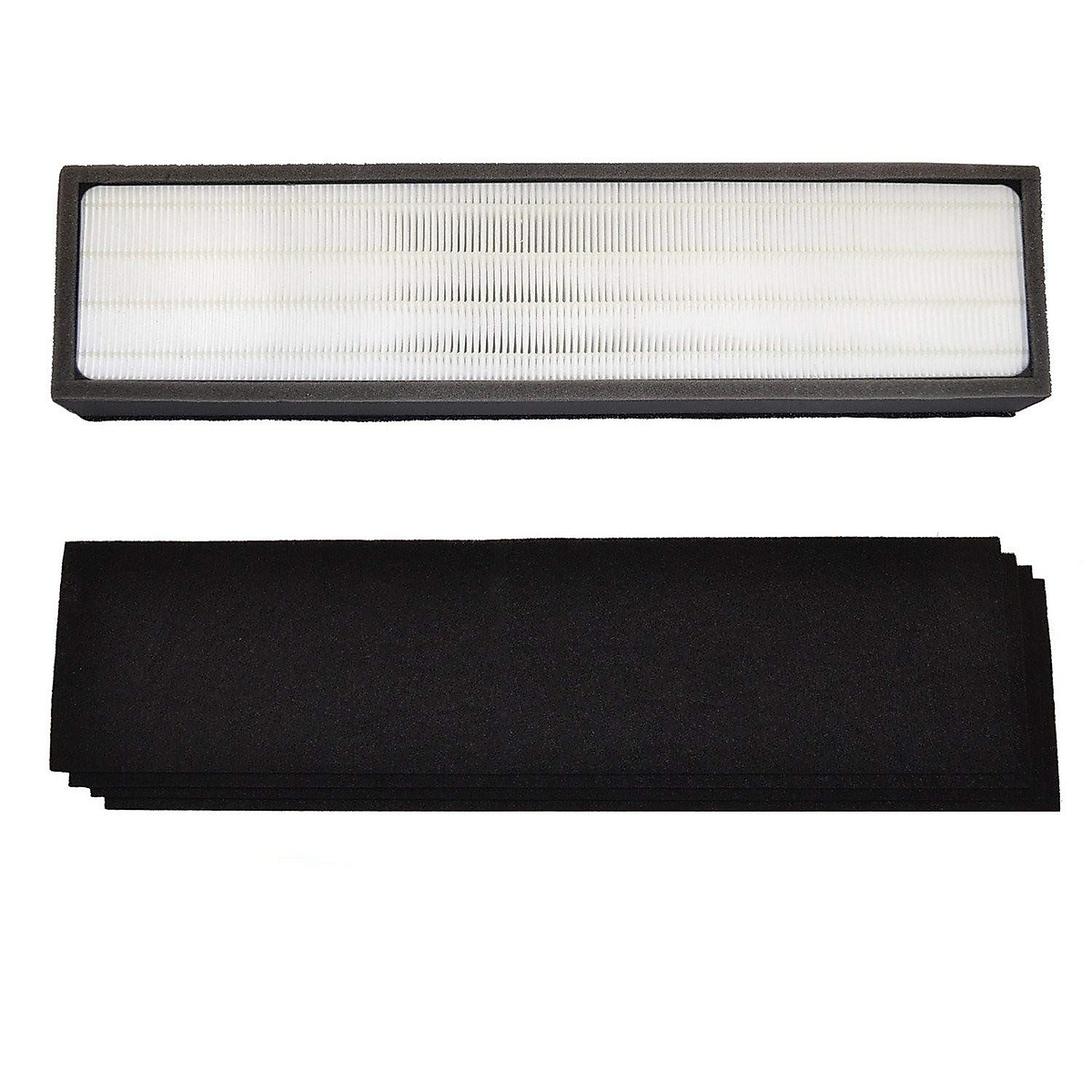 HQRP Air Filter Kit compatible with Lowe's 560976, LOWESRAPF-E-4, FLT5000; Idylis 3-Speed 193-sq ft IAP-GG-125 Energy Star