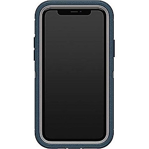 OtterBox Defender Series Microbial Defense Case for iPhone 11 PRO and iPhone X/XS - Case Only, Bulk Packaging - Gone Fishin (Wet Weather/Majolica Blue)