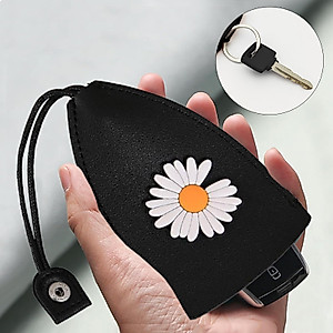 Pull Out Key Case, Portable Car Key Bag, Cute Pu Leather Keychain Pouch, Protective Key Holder Hook, Key Sleeve for Preventing Keys from Scratching Your Belongings Including Cosmetics Mobile Phones