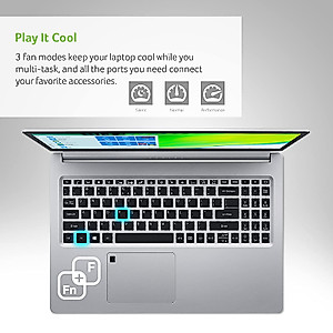 Acer Aspire 5 A515-46-R14K Slim Laptop | 15.6" Full HD IPS | AMD Ryzen 3 3350U Quad-Core Mobile Processor | 4GB DDR4 | 128GB NVMe SSD | WiFi 6 | Backlit KB | Amazon Alexa | Windows 10 Home (S mode)