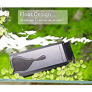 hygger Aquarium Strong Magnetic Cleaner Algae Magnet Cleaning Tool with Scraper Floating Brush for Fish Glass Tank M