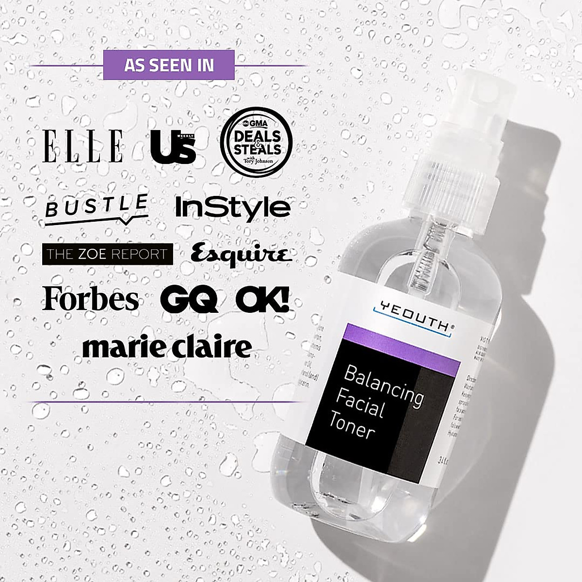 YEOUTH Hydrating Toner for Face Spray with Chamomile and Allantoin, Alcohol Free Refreshing Face Toner for Women and Men 3.4 Oz