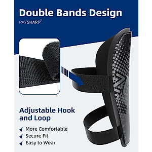 RAYSHARP Shin Guards Soccer Youth - Comfortable and Durable Toddler Kids Soccer Shin Guards with Adjustable Straps for Boys Girls Teenagers Adults Black S