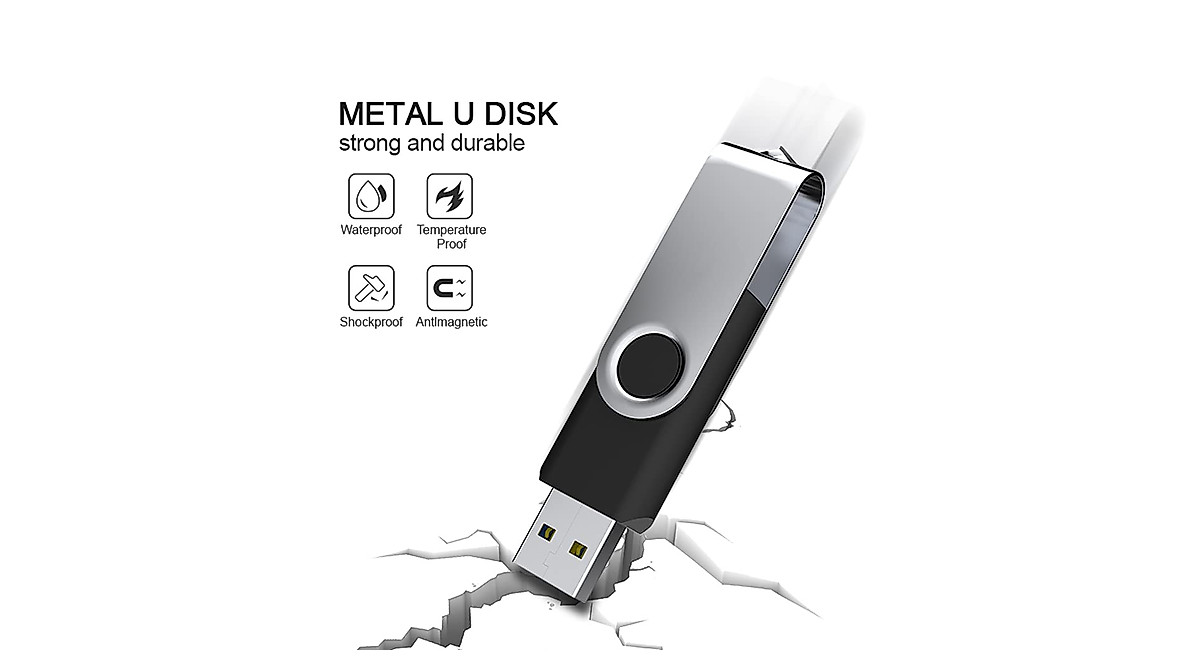 HWJK 128MB USB Flash Drive Pack - Perfect for Organization