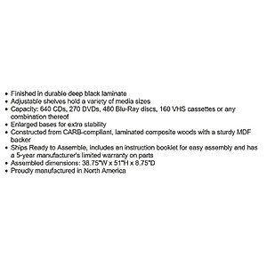 Prepac Double Width Wall Storage, Oak and Black