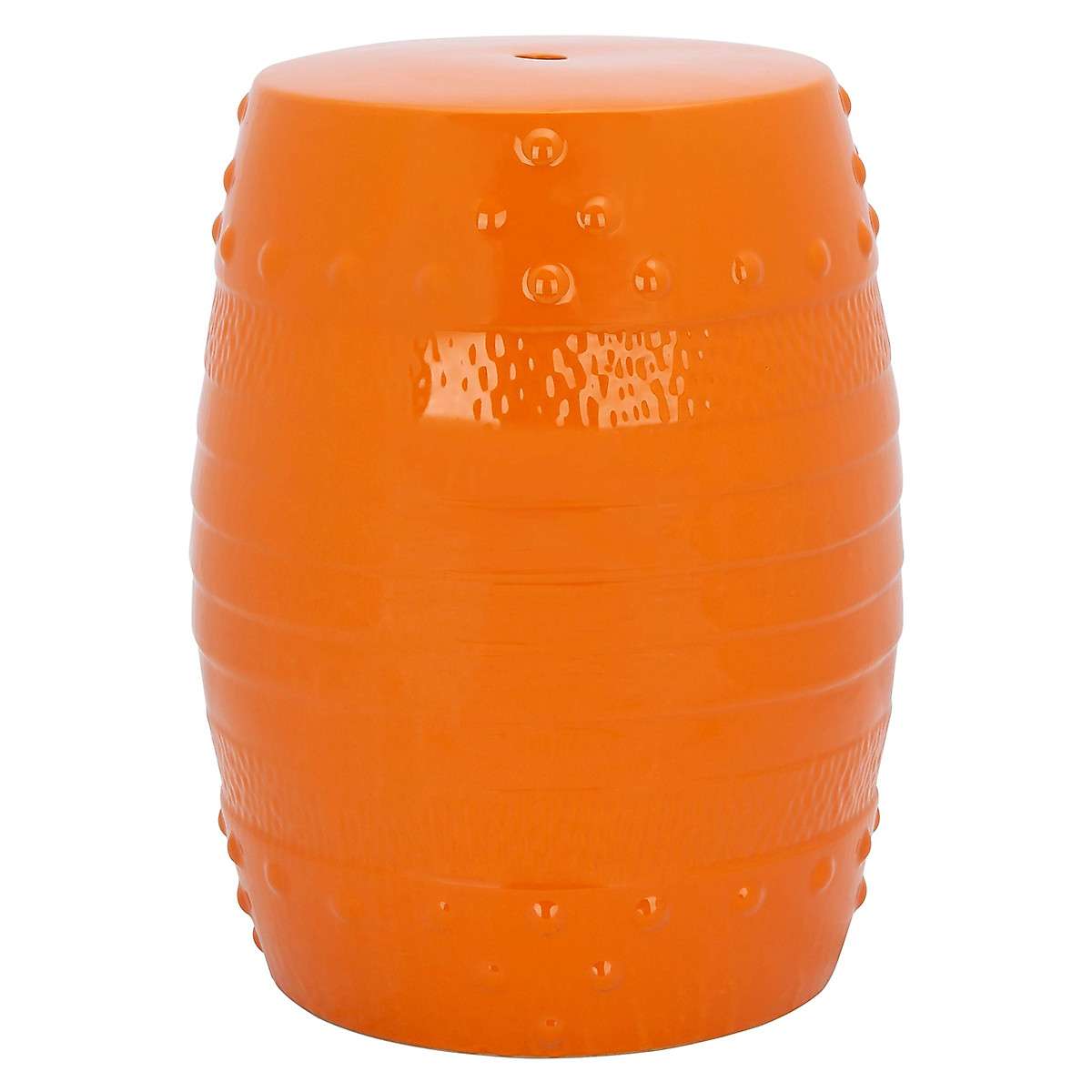 Safavieh Home Collection Frisco Orange Ceramic Decorative Garden Stool ACS5210A