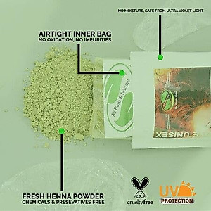 1 Pack Of Natural Red Henna Hair & Beard Color/Dye 100 Grams - Natural Hair Color, Plant-based Hair Dye - The Henna Guys