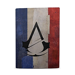 Head Case Designs Officially Licensed Assassin's Creed Flag Of France Unity Key Art Matte Vinyl Faceplate Sticker Gaming Skin Decal Cover Compatible With Sony PlayStation 5 PS5 Digital Edition Console
