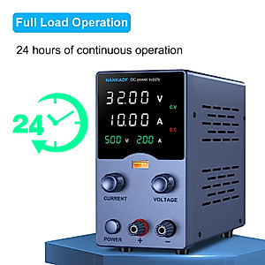 DC Power Supply Variable, Bench Power Supply with Precision Encoder Knob, USB Output Current Display, Adjustable Lab Power Supply with 4-Digits Display & Multi-Layer Circuit Protection (30V 10A)