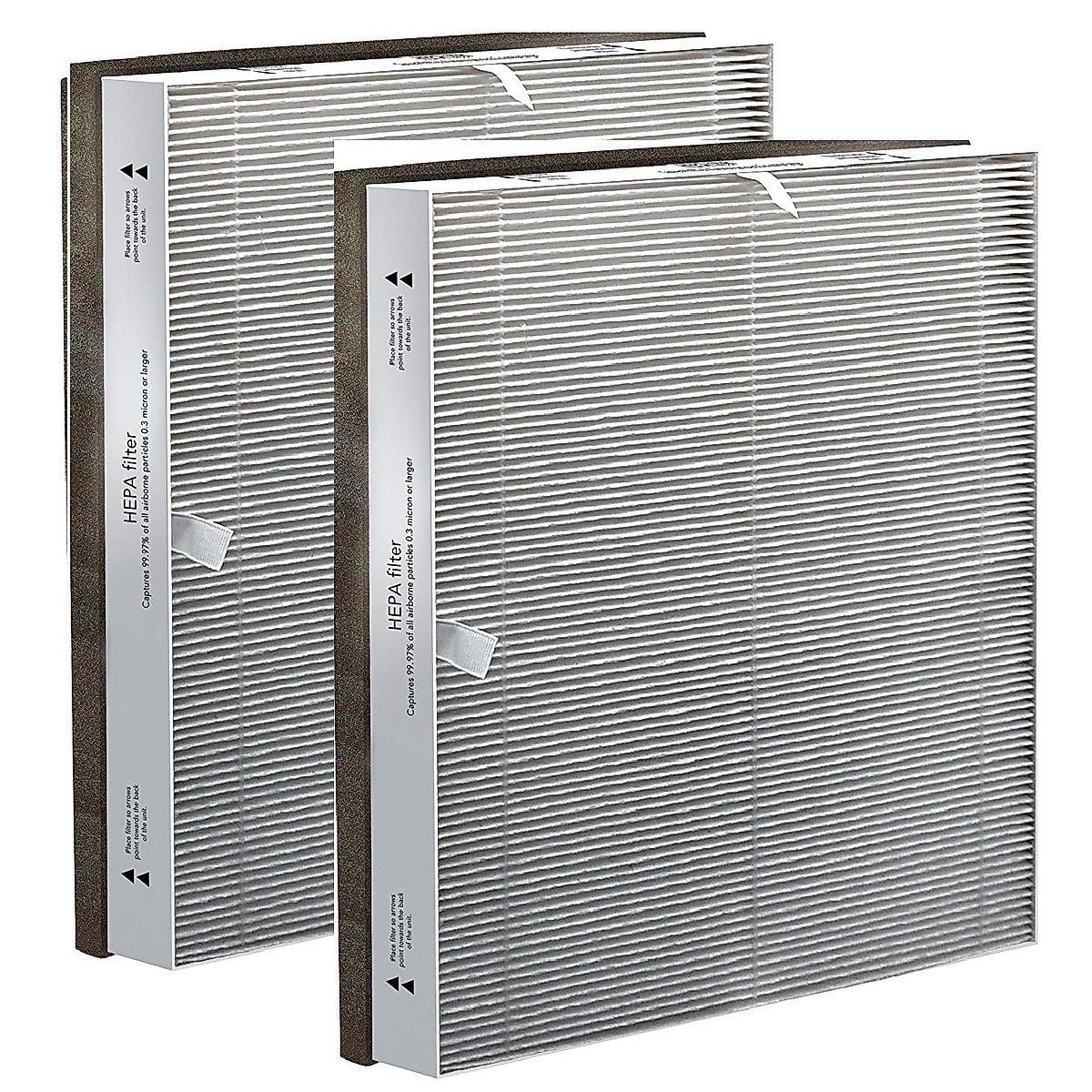 Flintar MD1-0022 True HEPA Replacement Filter, Compatible with Vornado Air Cleaner Purifier Model AC300, AC350, AC500, AC550, PCO200, PCO300, PCO375DC, PCO500 and PCO575DC (2)