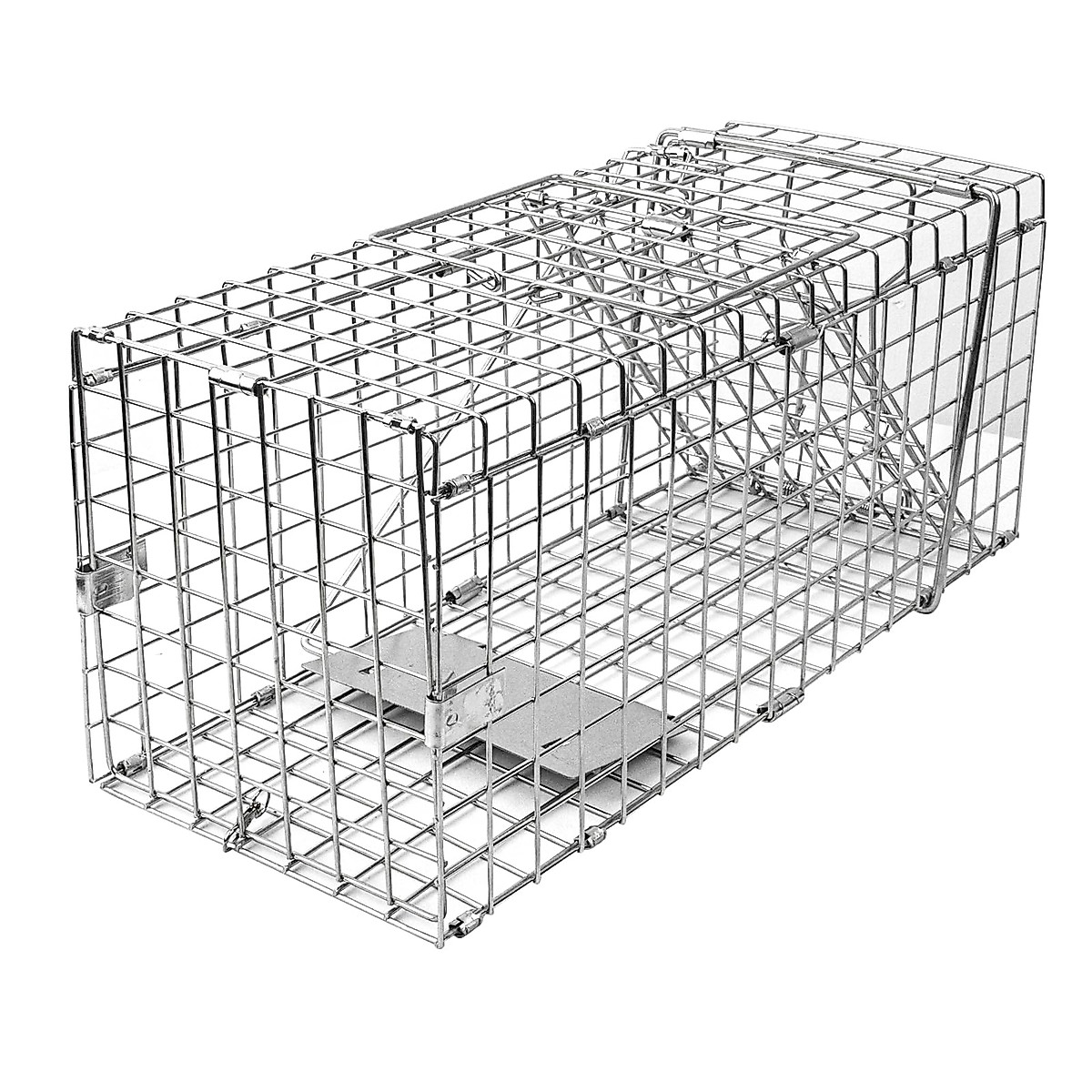 EPESTOEC 17.3" Heavy Duty Squirrel Trap, Folding Live Small Animal Cage Trap, Humane Traps, Catch and Release.