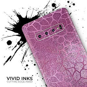 DesignSkinz Glamorous Pink Scales Protective Vinyl Decal Wrap Skin Cover Compatible with The Samsung Galaxy S20 (Screen Trim & Back Glass Skin)