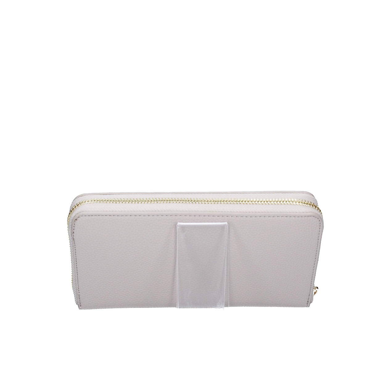 A|X ARMANI EXCHANGE womens Pebble Eco Leather Zip Wallet Wristlet Wrislet bag, Noise, One Size US