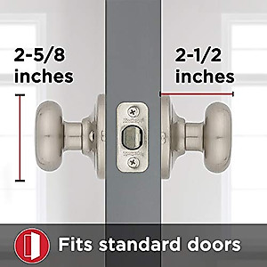Kwikset 97200-789 Juno Passage Knob, Satin Nickel