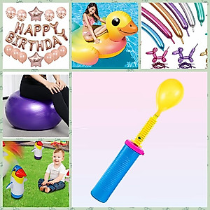 Balloon Pump Hand Held Two-Way Dual Action -Balloon Inflator Pump -Air Pump for Balloons