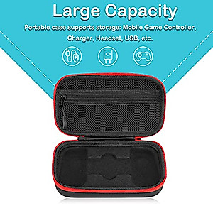 Minahao Gamepad Carrying Case Compatible with Backbone One Gaming Controller with Wrist Strap and mesh Pocket for Accessories.(Case only)