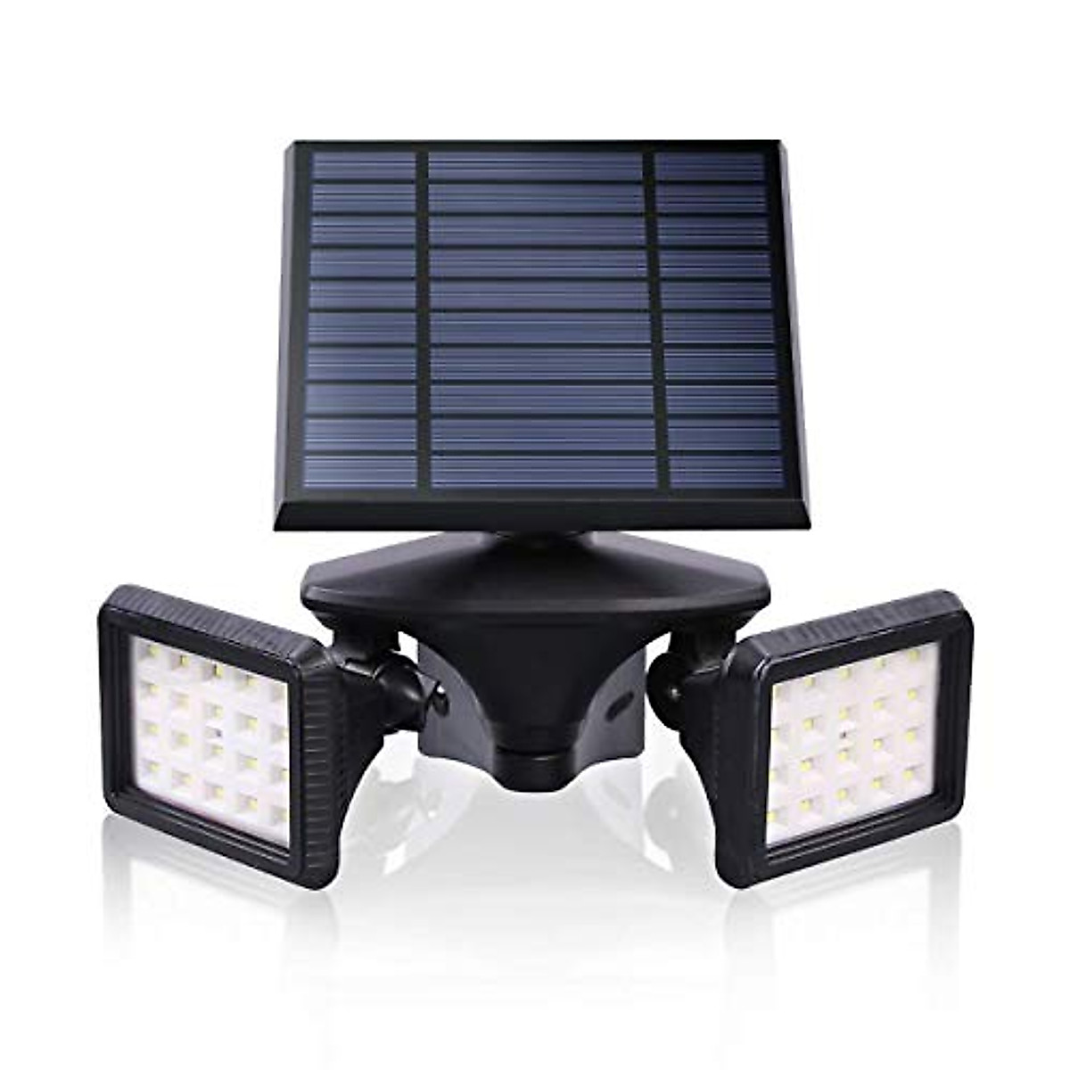 EMANER Motion Sensor Solar Light Outdoor, Dusk to Dawn Wireless Security LED Flood Light, 6000K Very Bright, Solar Powered Landscape Spotlights Waterproof for Garden/Driveway/Porch, (1-Pack)