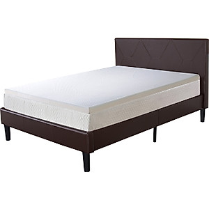Olee Sleep 4 Inch Memory Foam Mattress Topper Pad 04TP02Q