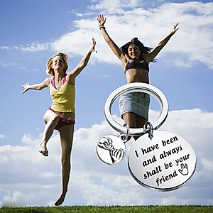 Lywjyb Birdgot TV Show Inspired Friendship Keychain I Have Been and Always Shall Be Your Friend TV Show Fans Gift(Always Shall Be Your Friend)