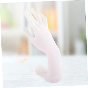 Cabilock Resin Hand Model Mannequin for Jewelry Display Matte Finish Stand for Rings Bracelets
