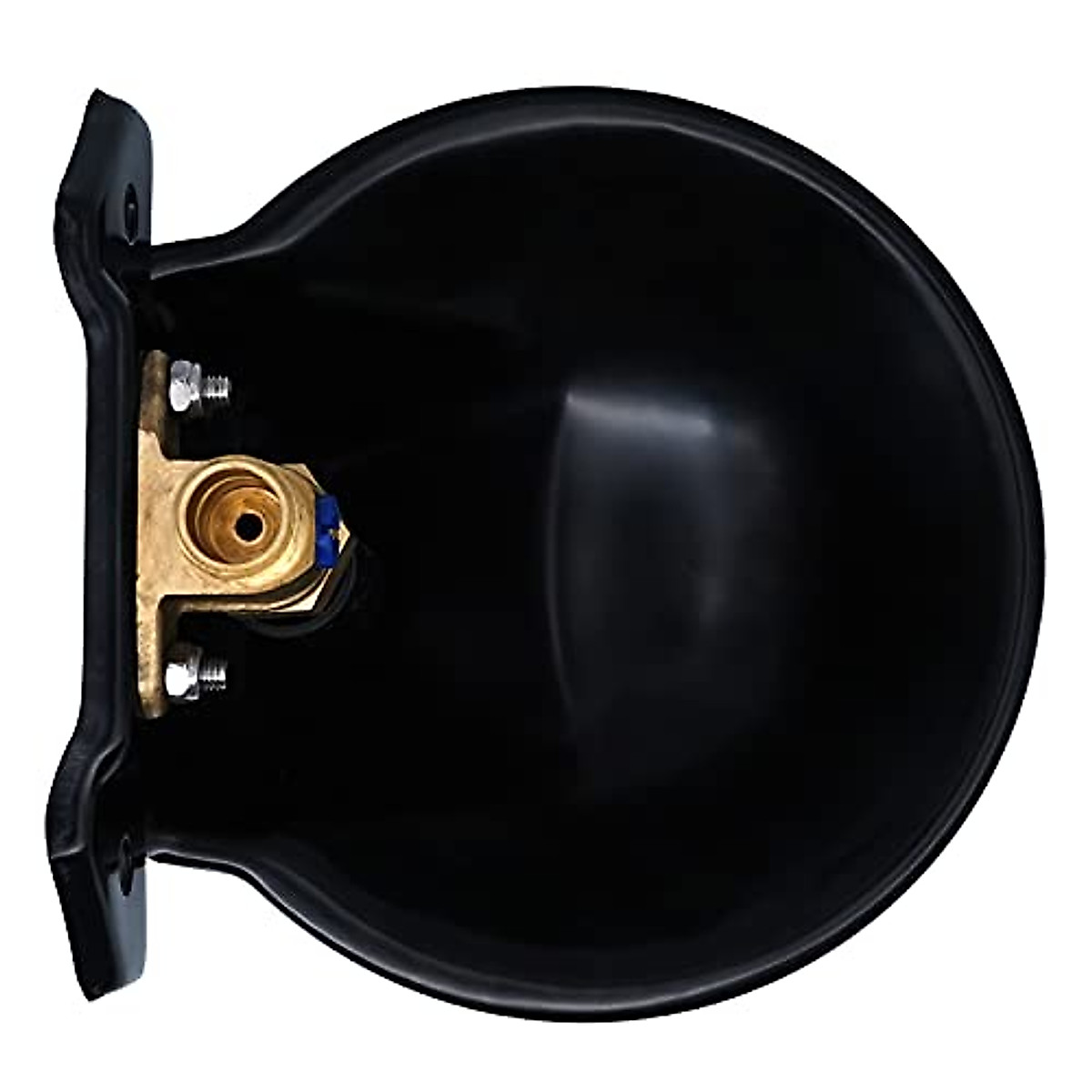 MINYULUA Automatic Waterer Bowl Sheep Goats Drinking Bowl Farm Feeding Water Bowl Dispenser Plastic Drinking Trough Livestock Supply for Piglet Cattle Dog, Black