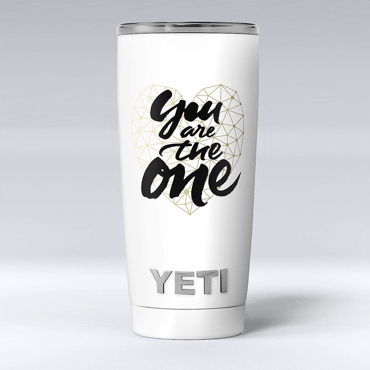 Design Skinz You are The One - Skin Decal Vinyl Wrap Kit Compatible with The Yeti Rambler Cooler Tumbler Cups