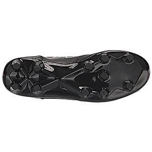 New Balance Boy's 442 V2 Academy FG Junior Soccer Shoe, White/Black, 2.5 Little Kid