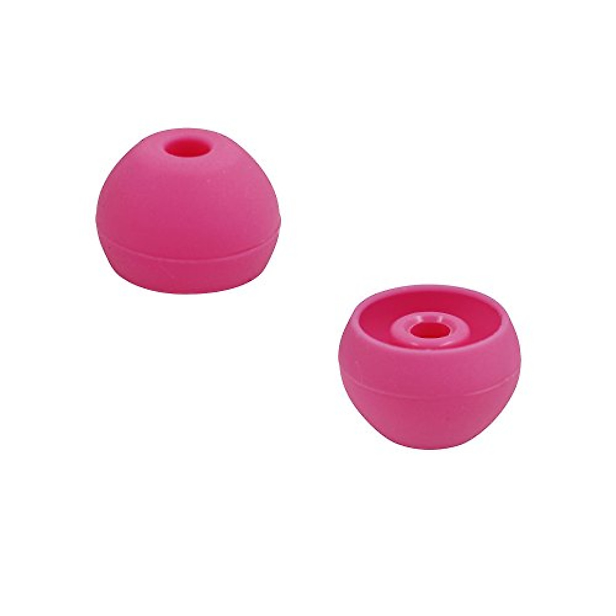 ALXCD Ear Tip for Tour2 Beats Tour Earphone, 8 Pair SML & Double Flange Durable Soft Silicone Replacement Ear Bud Eartip, Fit for Beats Tour Tour 2 Earphone [8 Pair](Pink)