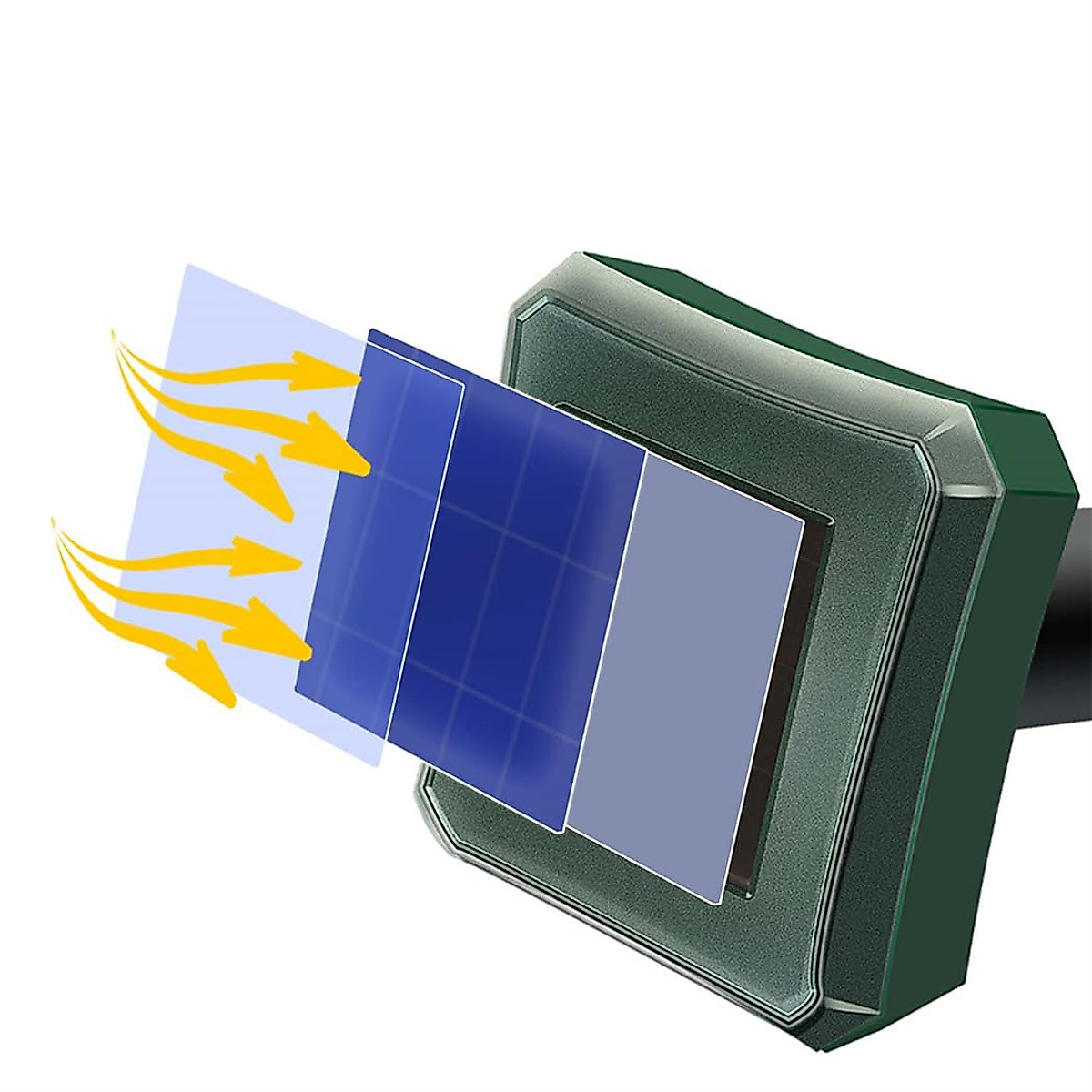 ADLLYA 8 Pack Mole Repellent Solar Powered, Waterproof Mole Repellent Chipmunk Repellent Outdoor, Gopher Repellent Ultrasonic Solar Powered for Groundhog Chipmunk Repeller, Lawn Garden W4, ADLLYA-Y2