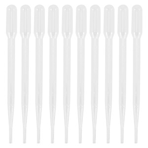 Srutueo 10pcs 3ML Disposable Plastic Eye Dropper Set Transfer Graduated Pipettes