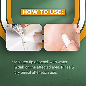 Clubman Jumbo Styptic Pencil, Treat and Seal Shaving Cuts Instantly, Anti-hemorrhaging Stick, First Aid Device, White, 1 oz