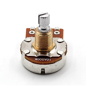 Set of Four (4X) Bourns 500K SHORT Split Shaft Audio Taper Low Friction Potentiometers