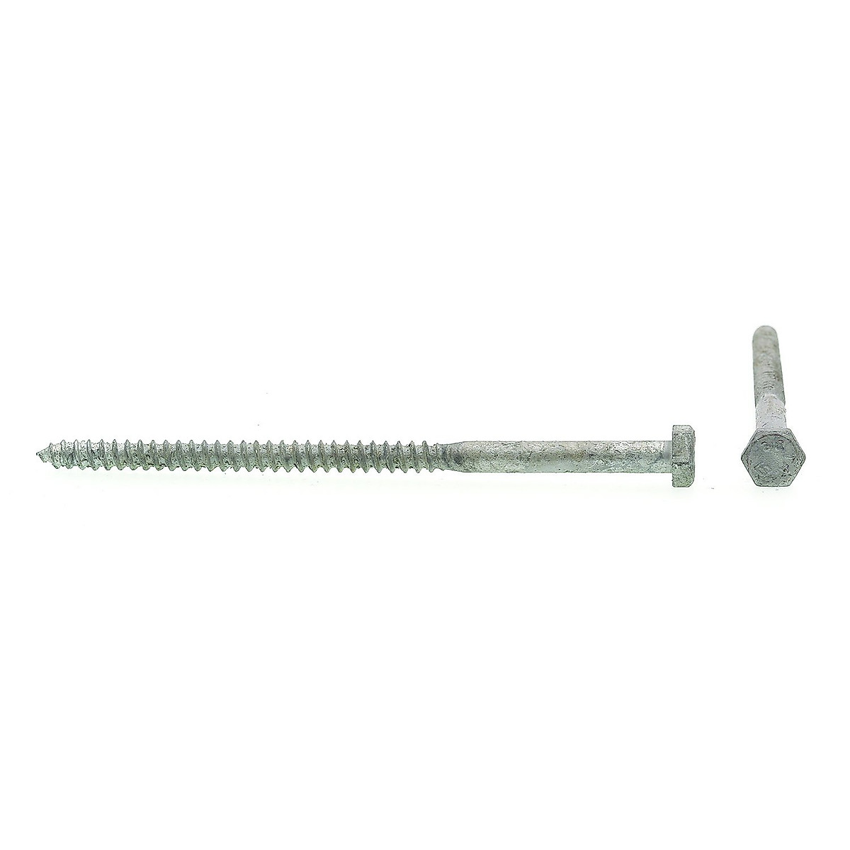 Prime-Line 9055363 Hex Lag Screws, 1/4 In. X 5 In., A307 Grade A Hot Dip Galvanized Steel (15 Pack)