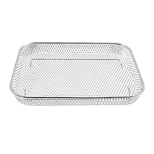 Air Fryer Basket Rack for the NuWave Bravo XL, Air Fryer Toaster Oven Basket Accessories for French Fry and Frozen Food, Dehydrator Rack (A for Nuwave Bravo XL)