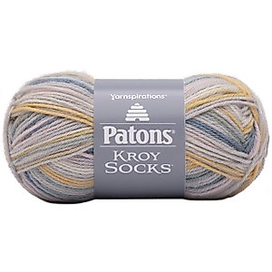 Patons Yarn Kroy STRI, Sidewalk Chalk Stripes
