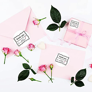 Snap Share Review with Retro Camera Design Stickers,Thank You Stickers,Bakeries Stickers,Handmade Stickers,Small Business Stickers, Envelopes Stickers, Gift Bags Packaging 500 PCS