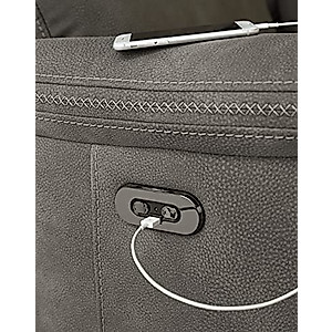 Signature Design by Ashley Next-Gen DuraPella Love Seats, Slate