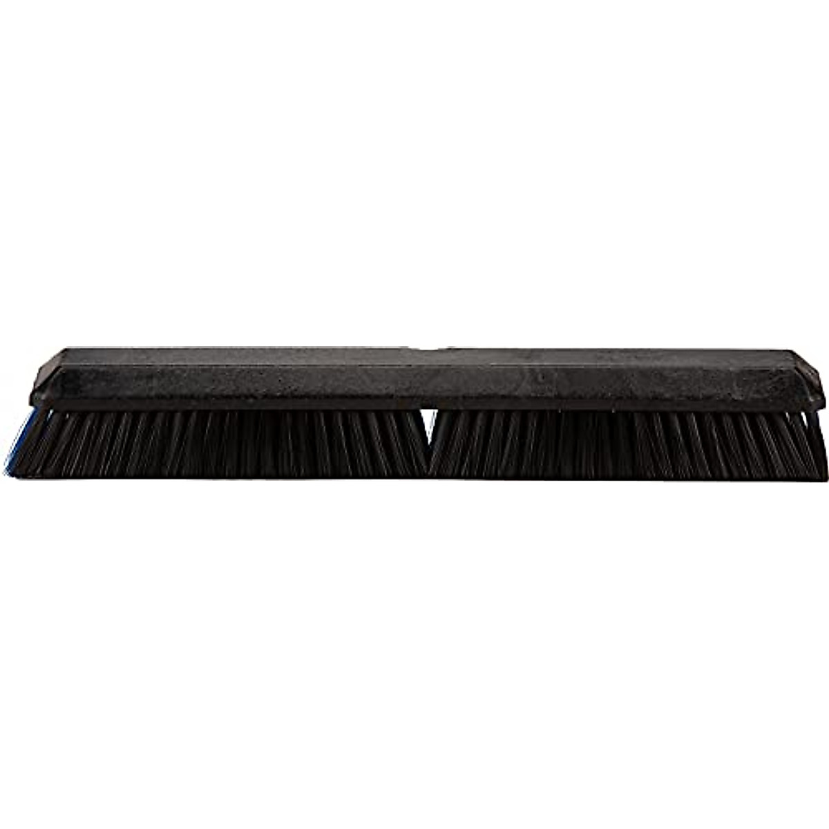 SPARTA 4188000 Spectrum Plastic Push Broom Head, Heavy Duty Broom, Industrial Broom With Synthetic Bristles For Outdoor, Indoor, Garage, Concrete, Patio, Kitchen, Bathroom, 18 Inches, Black