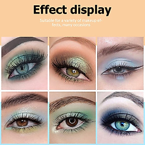 CAKAILA 9 Colors Green Highly Pigmented Colorful Eyeshadow Palette,Matte Shimmer Forest Emerald Green Eye Shadow Makeup Palettes,Long Lasting Waterproof Eye Makeup Palette
