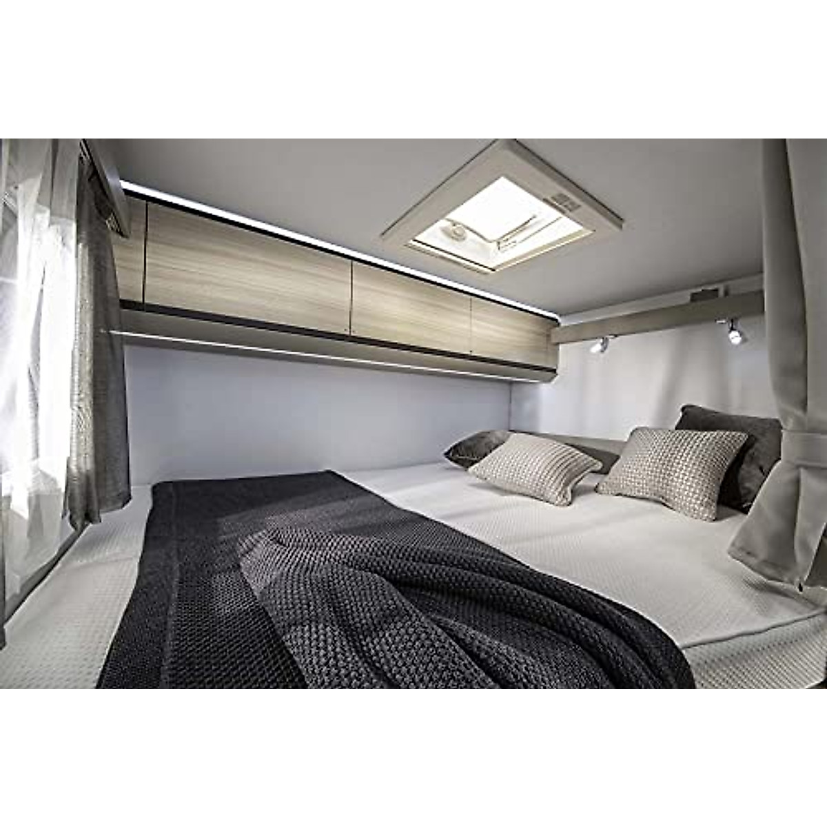 FoamyFoam Mattress Replacement/Bunk 4”x 28" x 75” Cooling Gel Memory Foam, Medium Firm Support, Pressure Relief, RV Travel Camper Trailer Truck, Cover Not Included, Made in USA