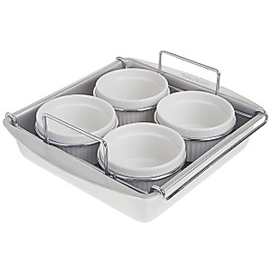 Chicago Metallic Professional Crème Brulee, 6 Piece Set, Stainless Steel