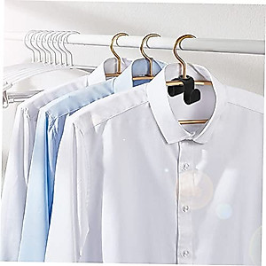 Healeved 20pcs Double Sided Hanger Hook Metal Clothing Rack Hangers for Clothes Metal s Hooks Hanger Extender Clips Clothes Hanger Connector Hooks Closet Space Savers Cabinet Hooks Storage