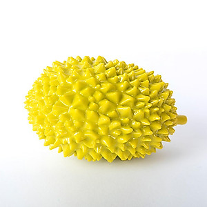 JQCUJQA Chew Toys, Dog Squeaky Toys Cute Fruits Dog Toys Teeth Cleaning and Training for Puppy Small Medium Dog Pets (Durian)