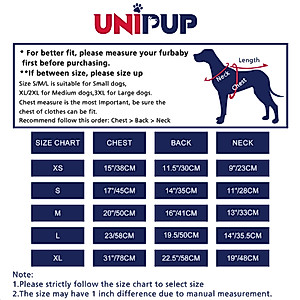 UNIPUP Dog Surgery Recovery Suit After Spay, Blue Dogs Surgical Recovery Suit, Highly-Stretchy Dog Onesie, Pet After Surgery Wear Substitute E-Collar & Cone