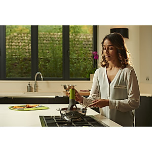 Uutensil Stirr - the Unique Automatic Pan Stirrer - Longer Nylon Legs, Olive Green