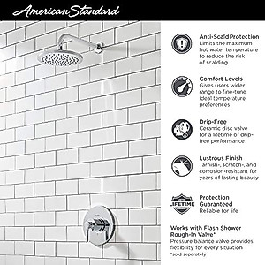 American Standard TU105501.243 Studio S Shower Only Trim Kit with Cartridge, 2.5 GPM, Legacy Bronze